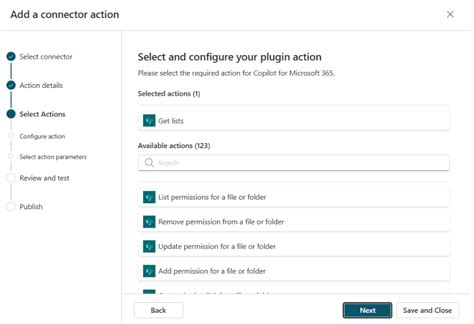 Microsoft 365 Copilot および Copilot エージェントをコネクタ アクションで拡張する プレビュー