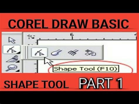Coreldraw Shape Tool Tutorial Hindi YouTube