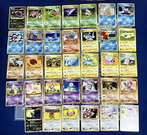 Yahooオークション ポケモンカード 旧裏 旧裏面 44枚セット アンノ