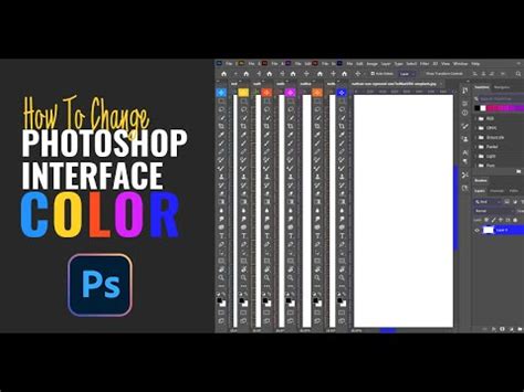 How To Change Interface Color Photoshop How To Change Photoshop UI Color YouTube
