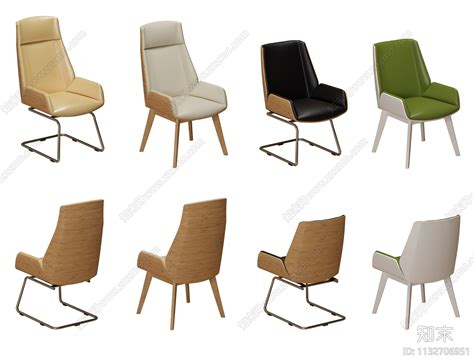 现代办公椅su模型下载【id1132706951】知末su模型网 现代办公椅su模型下载【id1132706951】知末su模型网