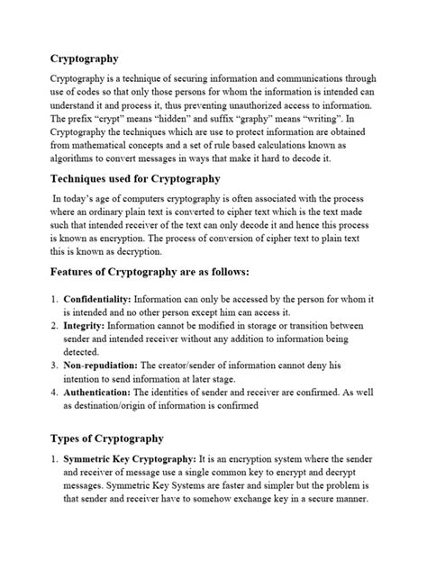 cryptography 2 pdf cryptography key cryptography