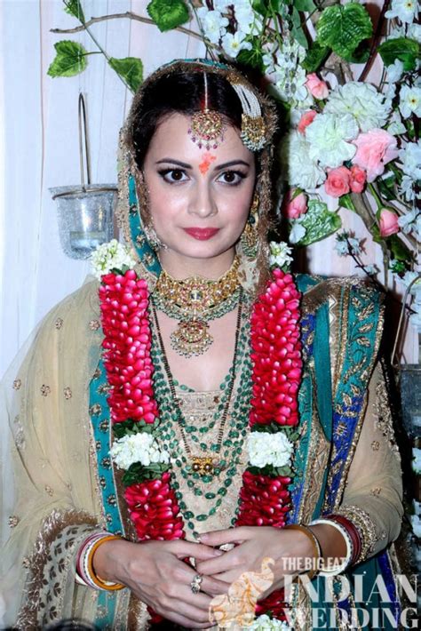Bollywoods Dia Mirza Gets Married Wedding Photos The Big Fat Indian Wedding
