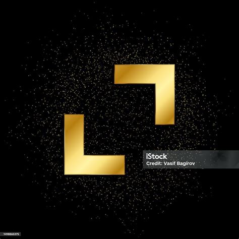 矢印の金色のベクター画像アイコン金色の粒子の背景のベクターイラスト Guiのベクターアート素材や画像を多数ご用意 Gui アイコン