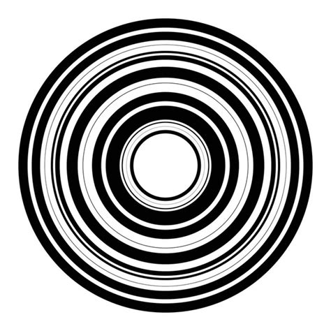 Vector Abstract Background Concentric Ripple Circles Circular Lines Graphic Pattern ⬇ Vector
