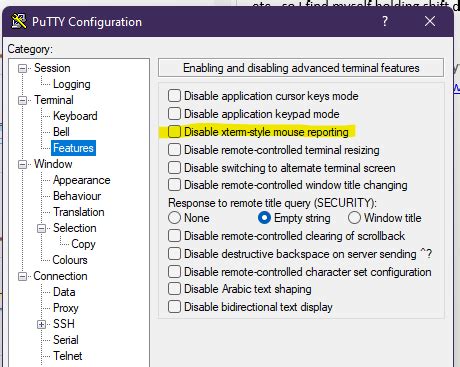 Disable Or Customize Key To Suppress Mouse Events Issue Microsoft Terminal GitHub