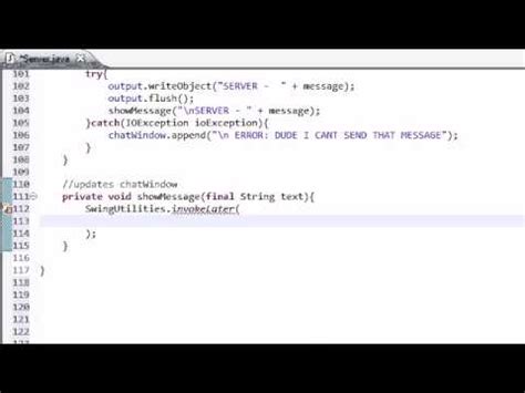 Intermediate Java Tutorial Displaying Messages In The Chat