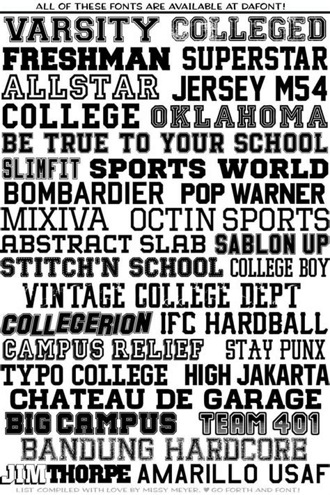 university font