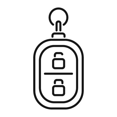 Premium Vector Alert Smart Key Icon Outline Vector Control Vehicle