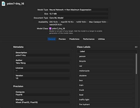 Execute Yolov7 Model On Ios Devices