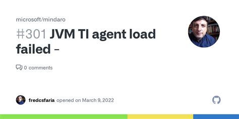 jvm ti agent load failed · issue 301 · microsoft mindaro · github
