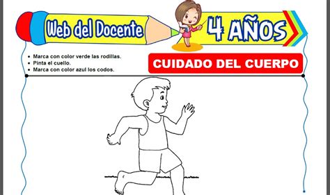 Cuidado Del Cuerpo Humano Para Niños De 4 Años Web Del Docente