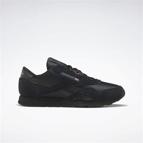 Reebok Classic Nylon Shoes Core Black Core Black Pure Grey 7