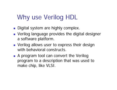 Verilog Tutorial Pdf