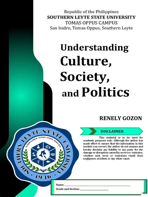 Ucsp Module 1 Lesson 1 Week 1 Pdf Sociology Anthropology