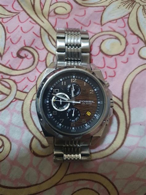 Fossil Chrono Men S Fashion Watches And Accessories Watches On Carousell