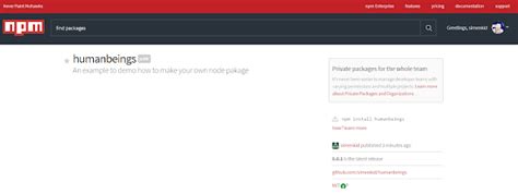 Node I New Repository