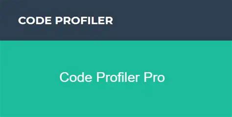 Download Code Profiler Pro V177 Free