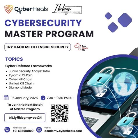 Ibby Cyber Security Mentor On Linkedin Cybersecurity Master Program Topics Cyber Defence