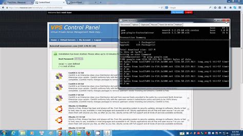 Maxserver Control Panel VPS SolusVM YouTube
