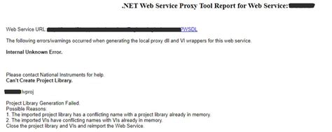Cant Create Project Library Error When Importing A Wsdl Web Service Ni