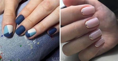 26 стилни идеи за моден маникюр за къси нокти и много къси 2020 г За Жената