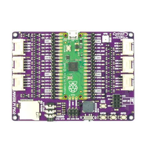 Cytron Maker Pi Pico Mit Vorgelötetem Raspberry Pi Pico Elektor