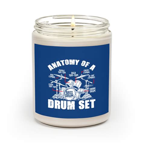 Anatomy Of A Drum Set Drummer Musician Drumsticks Drummer Scented