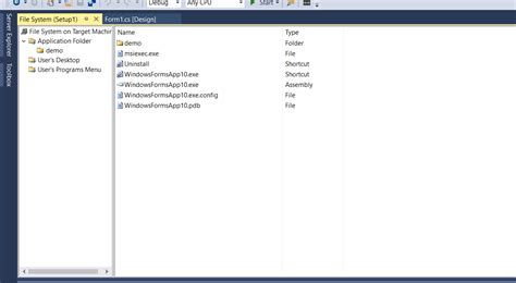 【c 】vs2017 winform 打包以及打包遇到的问题 vs2017 打包后生成快捷方式 目标指向错误 csdn博客