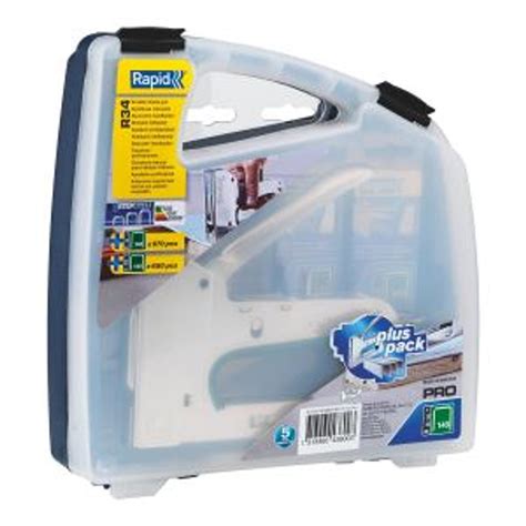 Rapid R34 Heavy Duty Staple Gun + Staples And Premium Case - Mount ITM
