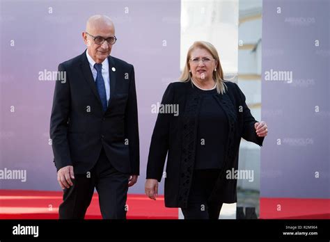 President Of Malta Marie Louise Coleiro Preca And Her Husband Edgar