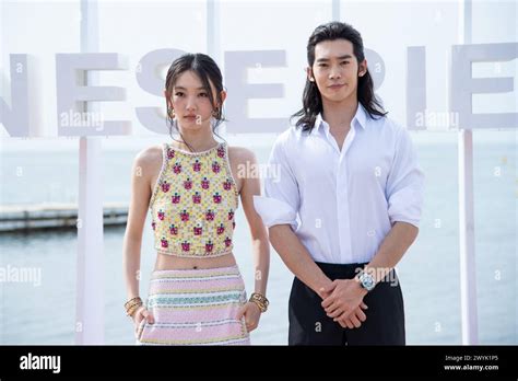 Zhou Yiran And Yosh Yu Attending The To The Wonder Photocall As Part Of The 7th Cannesseries