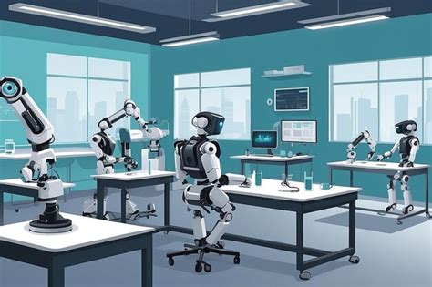 Premium Photo Illustrate A Robotics Lab With Babes Developing Robotic Prosthetics For