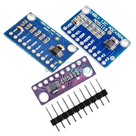 16 Bit I2C ADS1115 4 Channel ADC Module With Pro RPi Gain Amplifier For