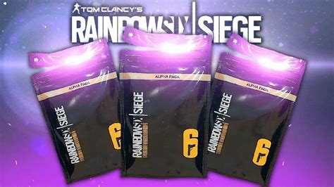 201 Alpha Pack Opening Rainbow Six Siege YouTube