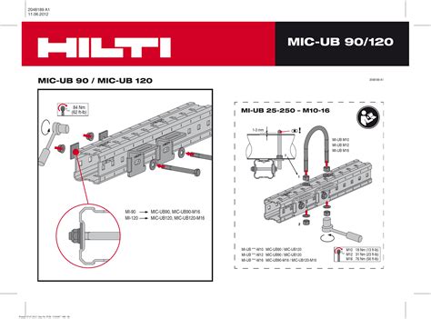 Hilti MIC UB 90 120 Instruction For Use Manualzz