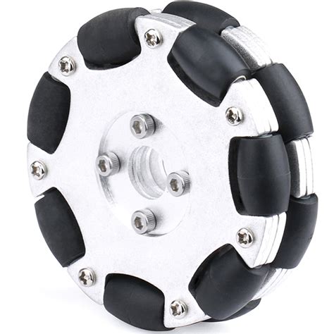 Metal Omnidirectional Wheel Omni Robot Ros Platform Omnidirectional Movement 82mm [51147] Us