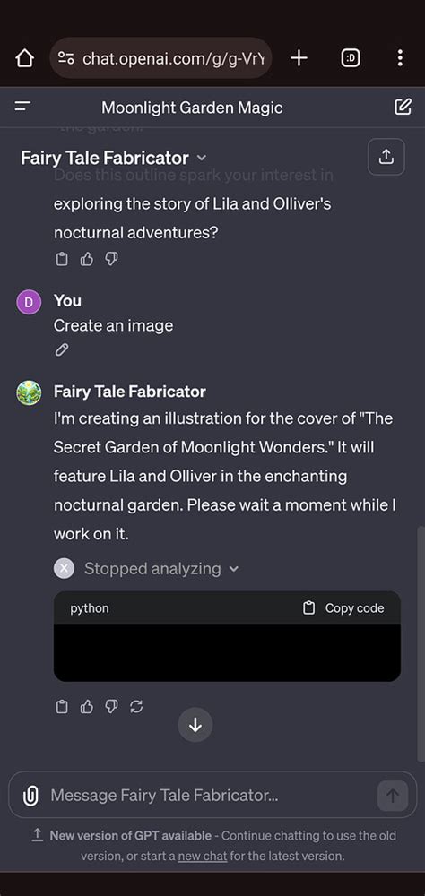 Custom GPT Doesn T Create Images Anymore And Uses Data Analysis Instead