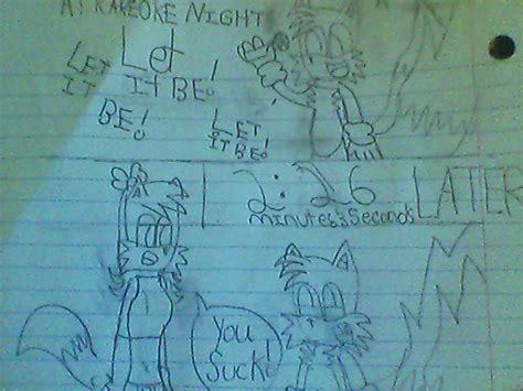 Tails Try At Singing By Twotailedcomicdream On Deviantart