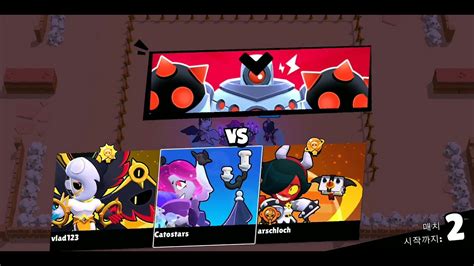 브롤스타즈 3v 보스전 처녀자리 콜레트 470부 Ios Android 😂 Youtube