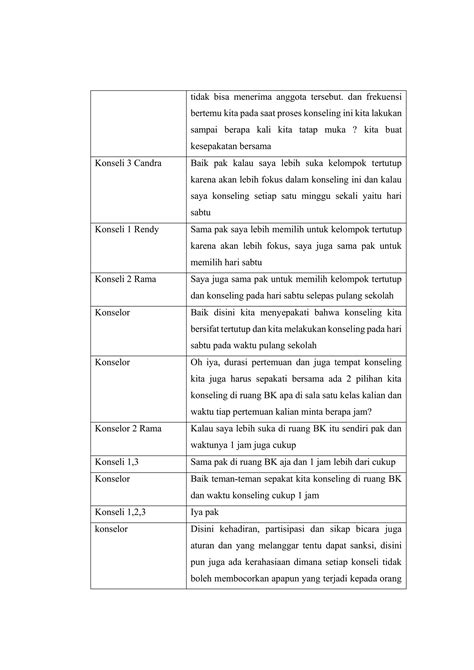 Verbatim Konseling Kelompok Pdf