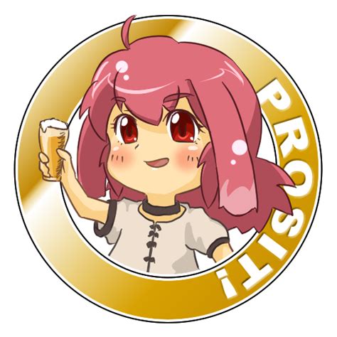 The Big Imageboard Tbib 1girl Ahoge Alcohol Beer Chibi Glass