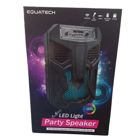 Pre Owned Equatech Equatech Led Light Party Speaker Tested Boxed