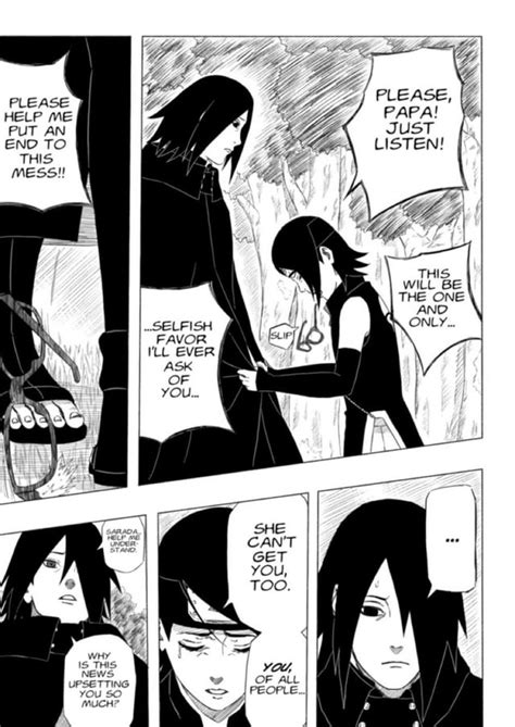 Saradas Moment In Chapter 80 Slightly Reimagined By Brentonsart Rboruto