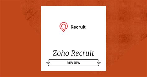 Zoho Recruit Hiring Software Review For 2025 People Managing People