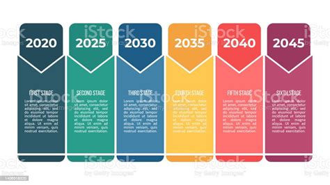 Infographies Daffaires Bannière Avec 6 Étapes Options Sections Modèle
