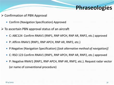 Implementation Of Rnp Pbn Instrument Approach Procedure Pptx