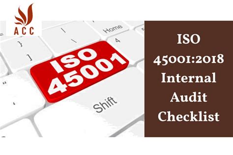 Iso 45001 2018 Internal Audit Checklist