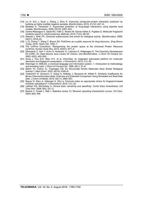 Algorithm For Predicting Compound Protein Interaction Using Tanimoto