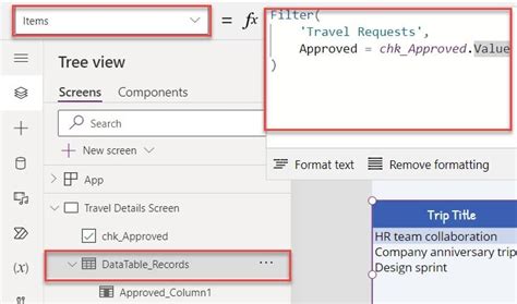How To Filter Power Apps Data Table Using Checkbox